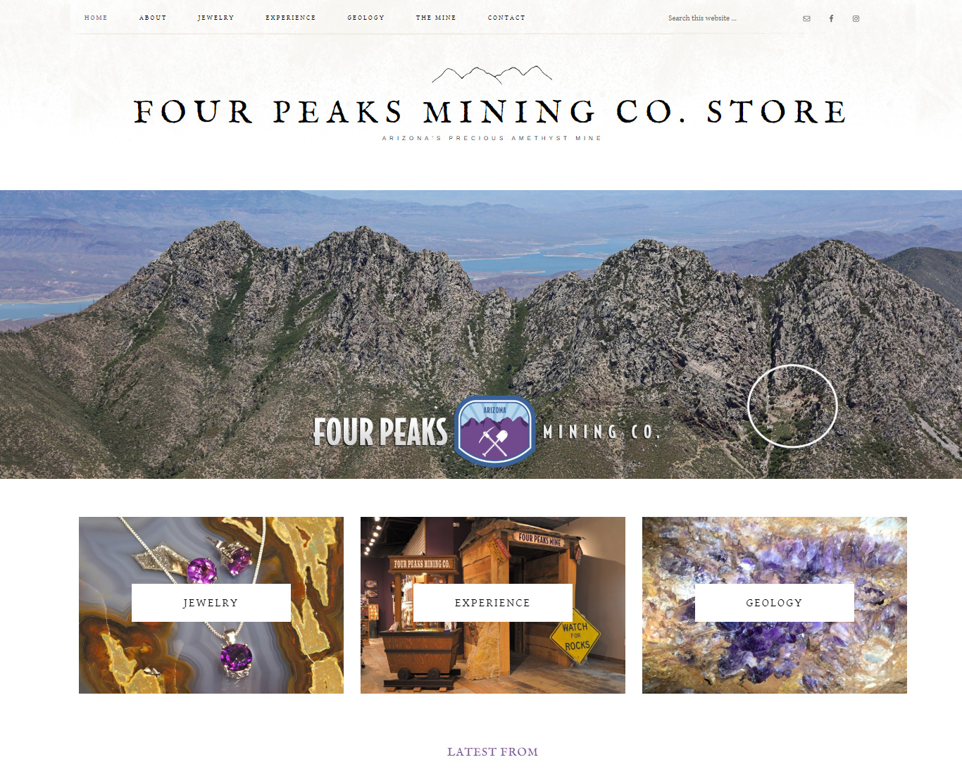 Four Peaks Mining Co. Store - PurpleCRM